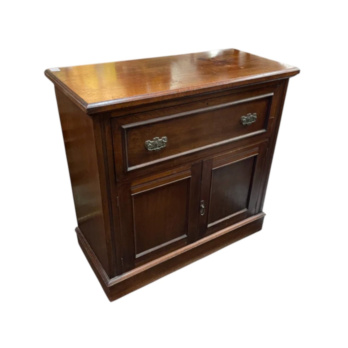 Shop Antique Australian Colonial Cedar Bow-Front Sideboard Cabinet | Bazaa