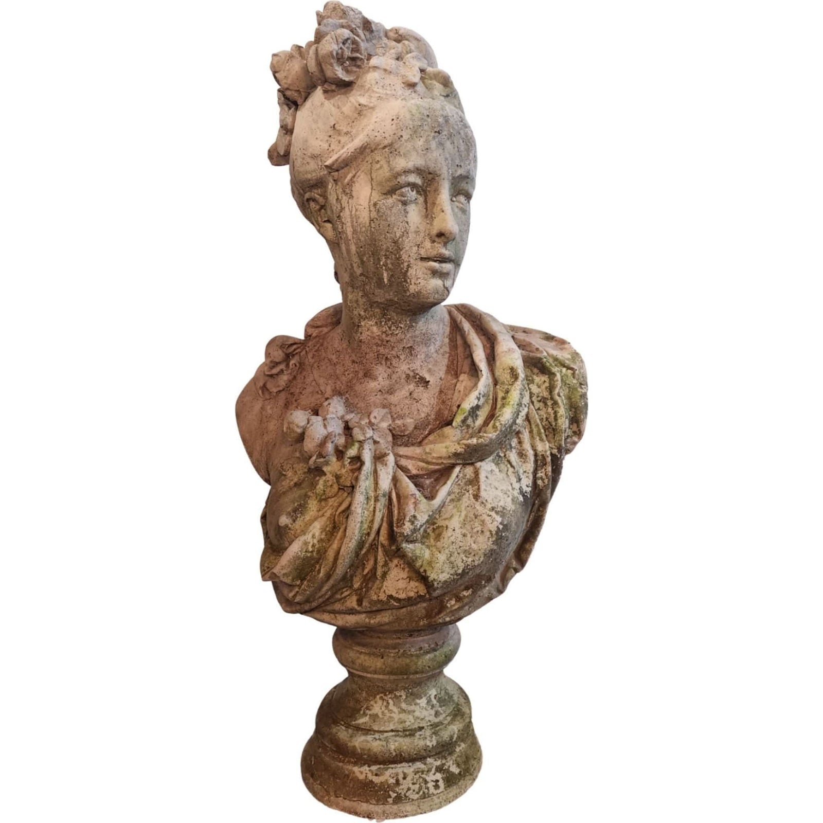 Shop Cast stone garden bust statue of Marie Antoinette | Bazaa