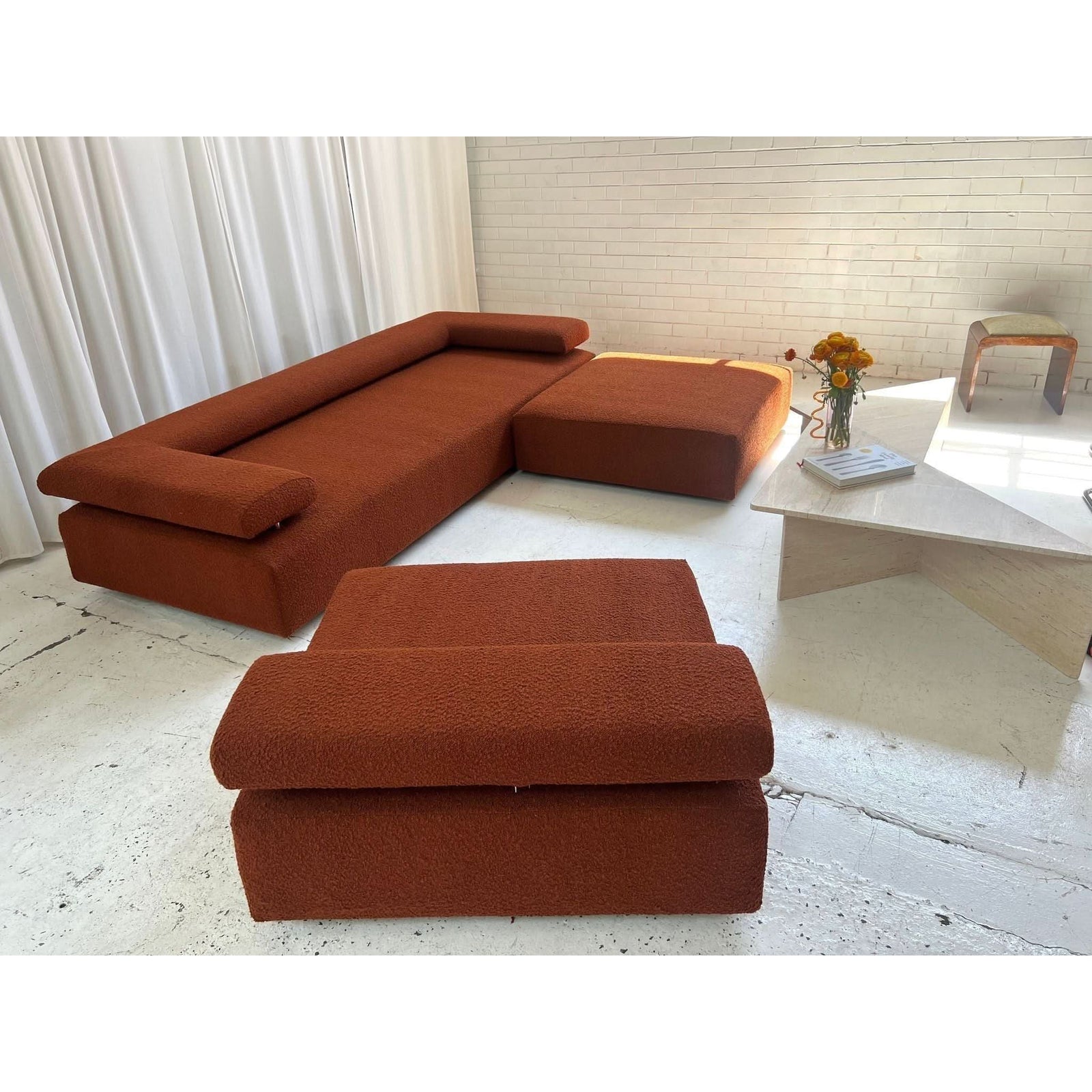 Shop Custom Pre-Order 3.5/4 Seater Block Sofa | Bazaa