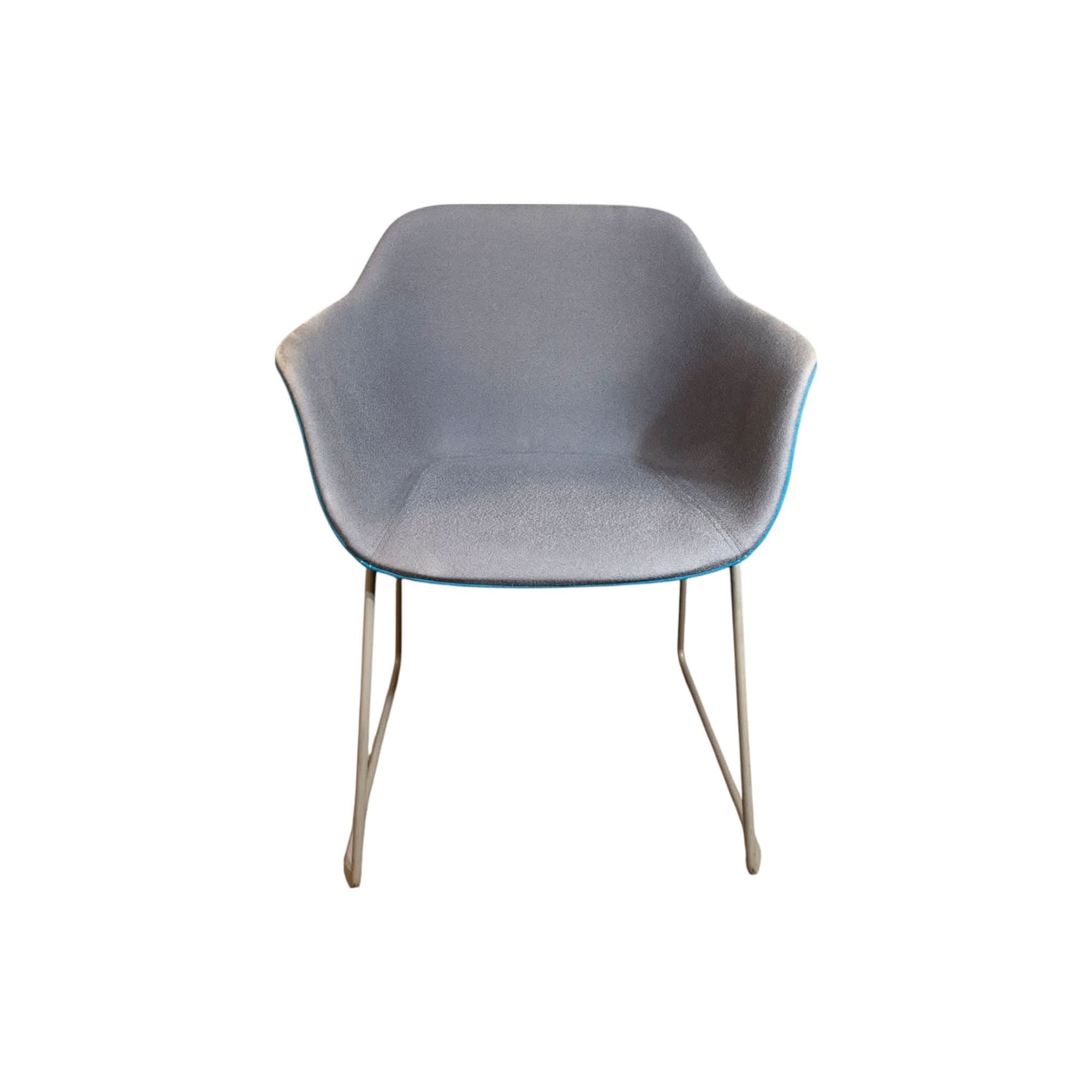 Shop JAC Sled Chair Blue | Bazaa